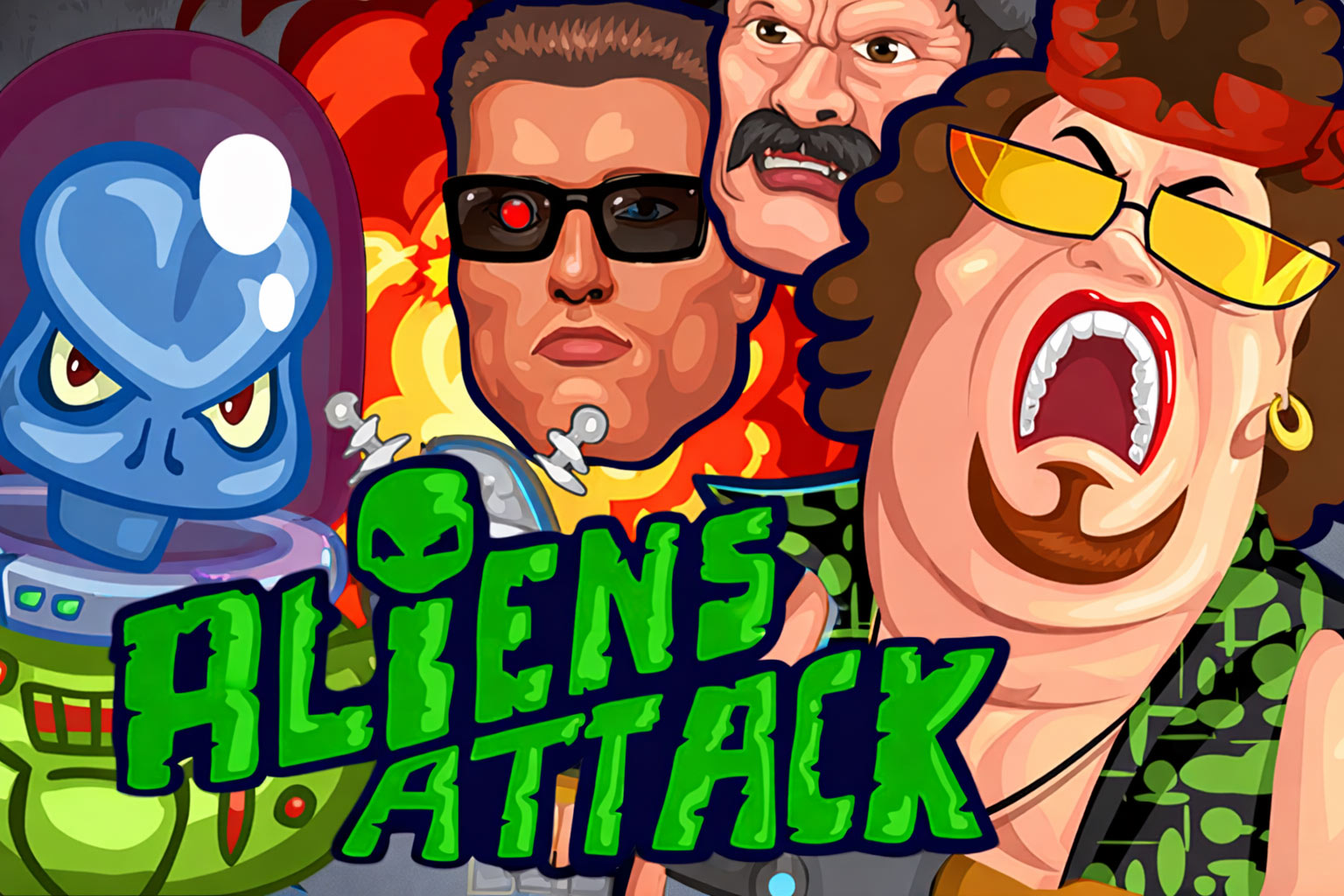 Aliens Attack 🕹️ Pelaa ilmaiseksi Play123:ssa